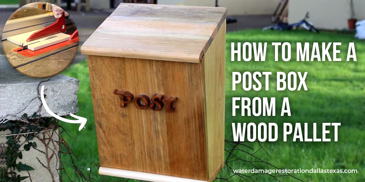 How To Make A Post Box From A Wood Pallet
