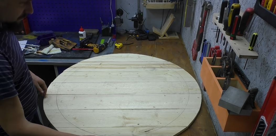 How To Make A Table From An Old Washing Machine Drum