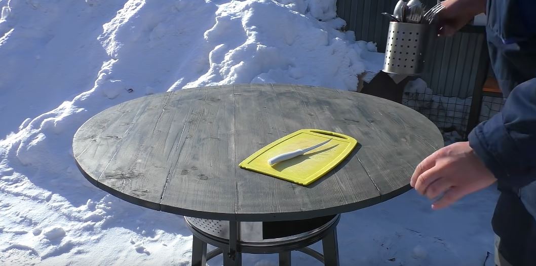 How To Make A Table From An Old Washing Machine Drum