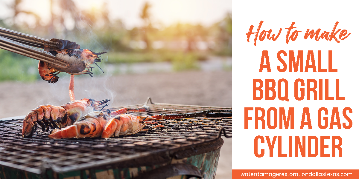 How to make a small BBQ grill from a Gas Cylinder